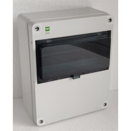 Enclosure IP65 with DIN rail