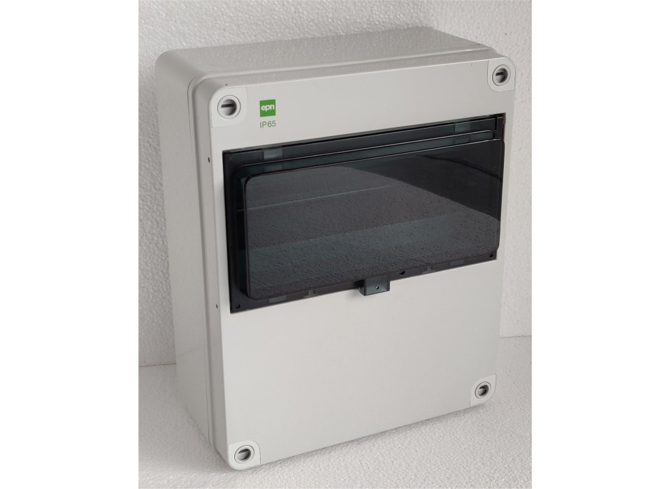 Enclosure IP65 with DIN rail